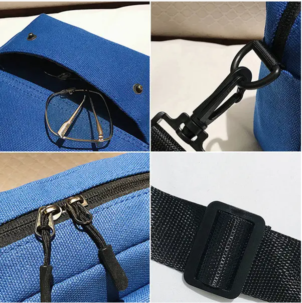 Women Canvas Hip-hop Mini Shoulder Bag Crossbody Bag