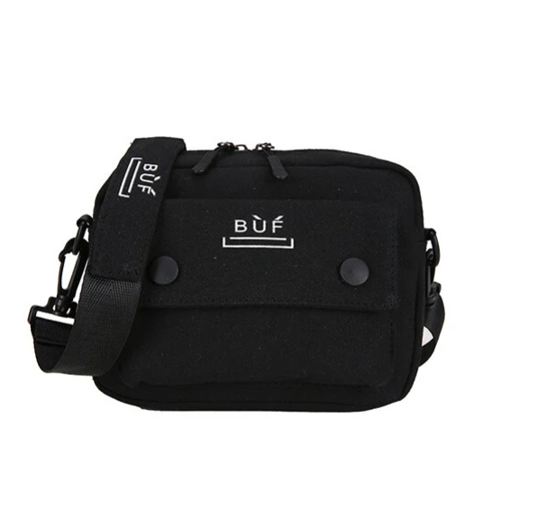 Women Canvas Hip-hop Mini Shoulder Bag Crossbody Bag