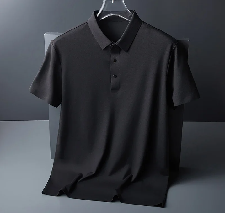 Men's Ice Silk Short Sleeve Polo Shirt