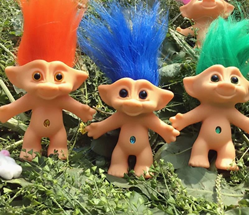 Hair Mini PVC Vintage Trolls Doll