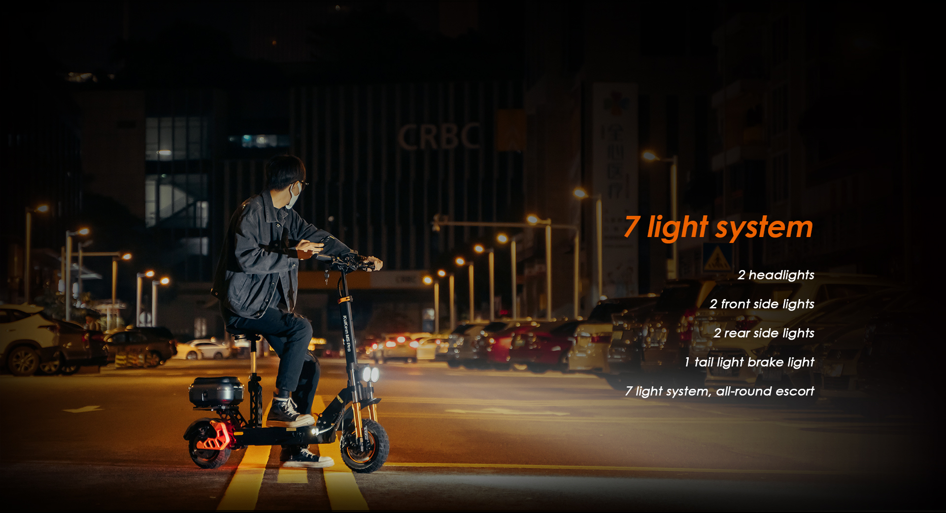 KuKirin M5 Pro Electric Scooter 1000W Motor 48V 20Ah 52km/h Max Speed ...