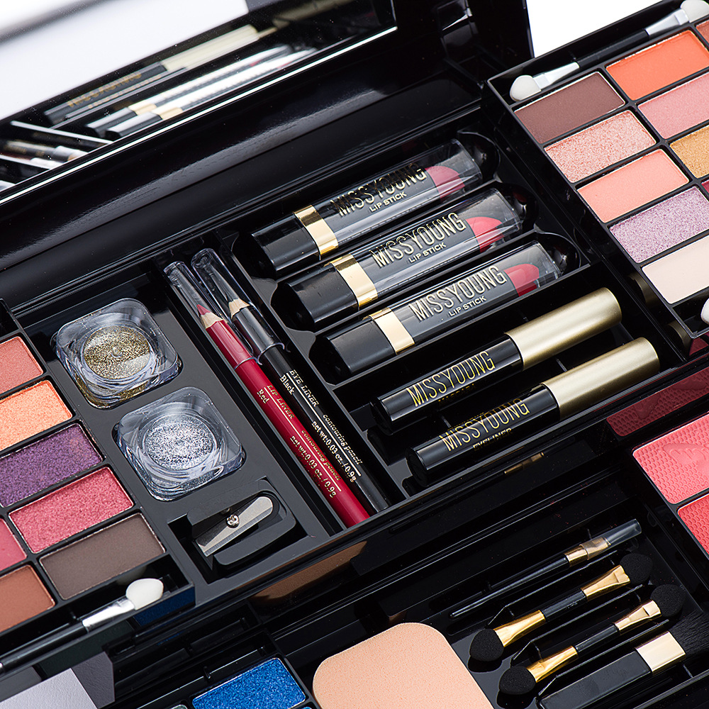 MISSYOUNG Professional All In One Makeup Kit Blush Eyeshadow Lipgloss ...