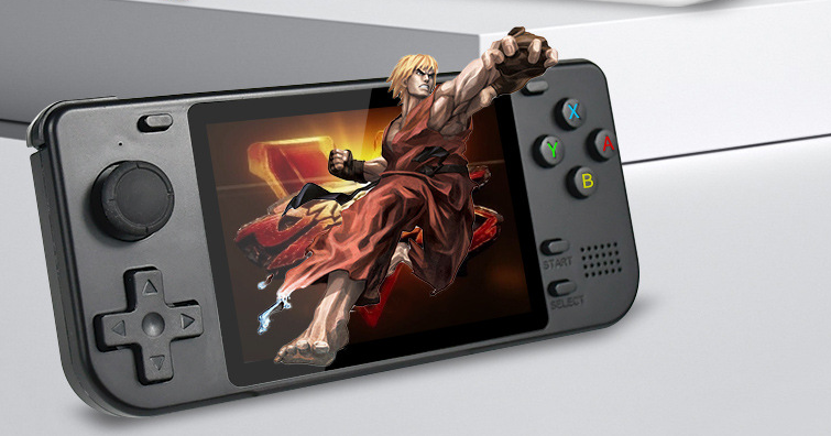 Powkiddy Bubble Machine Hall RGB10S game console Rocker arcade GBA ...