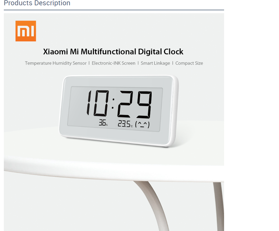 Mi Temperature and Humidity Monitor Pro