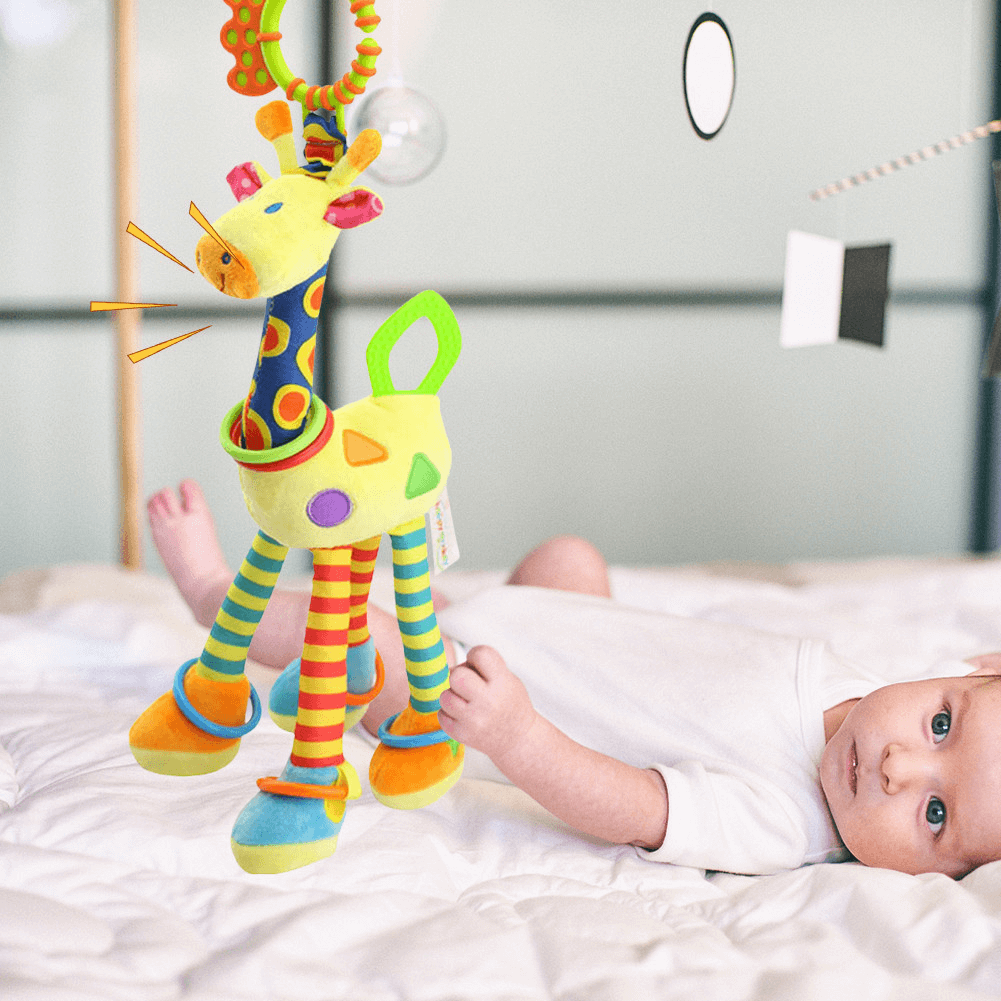 Happy monkey - baby toys stroller rattles pendant baby bed hanging ...