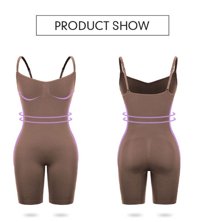 Sling One-piece body shaper seamless shapewear slimming body shaper ...